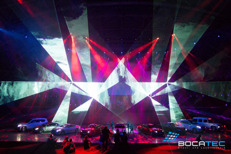 ᐅ Spektakuläre LASERSHOWS & Multimediashows › Bocatec Lasershows und ...